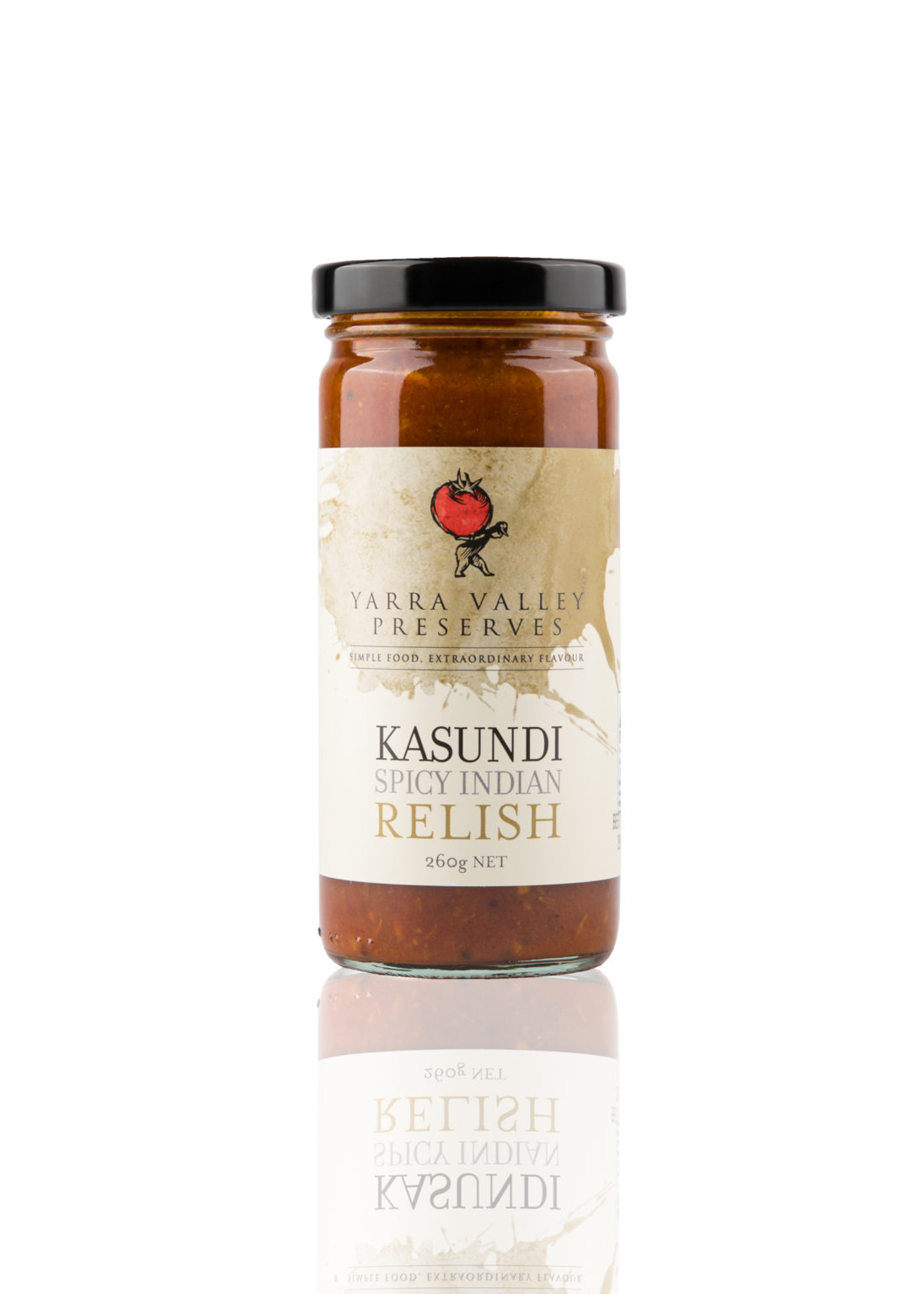 Relish Kasundi (Spicy Indian) 260g (8) | Yarra Valley Gourmet Foods